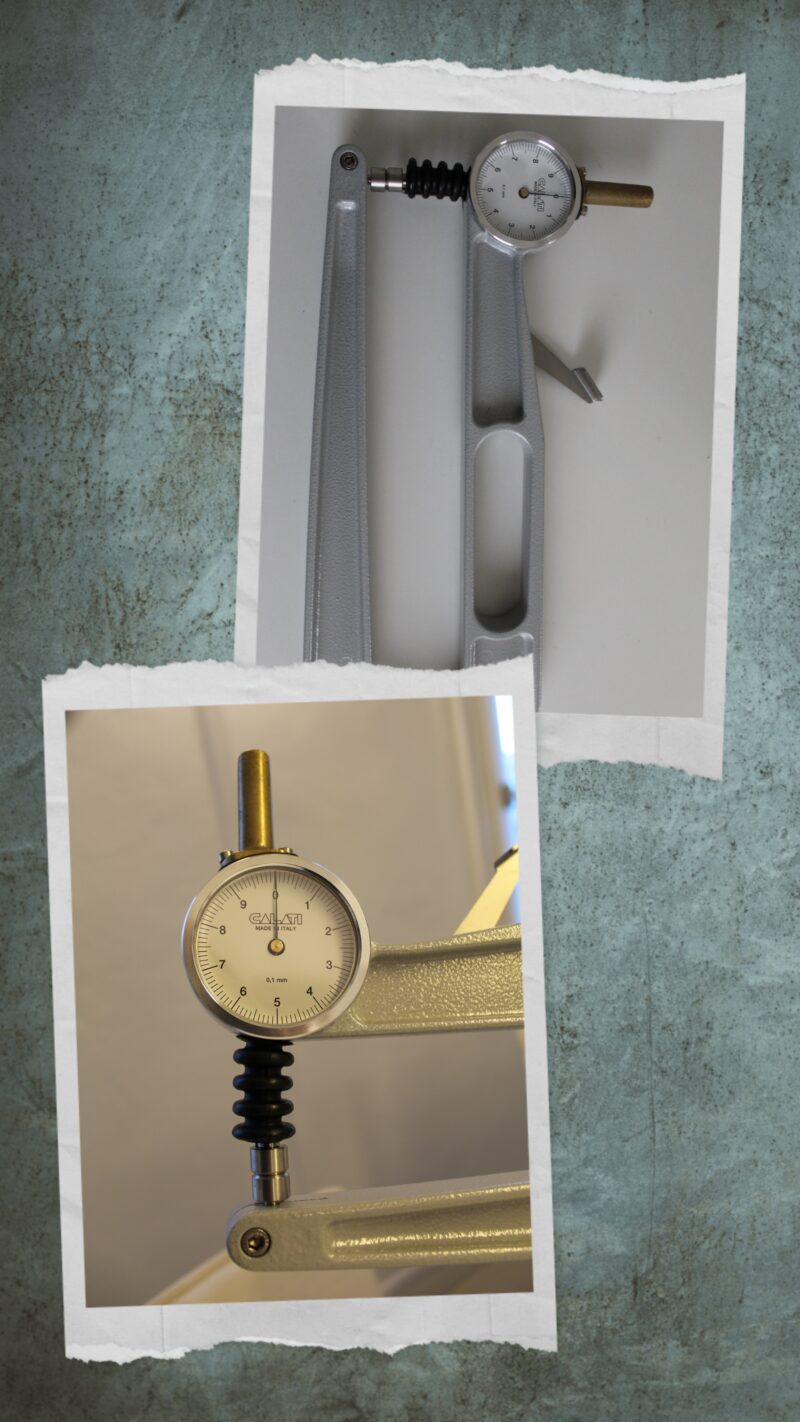 PCT strumento analogico con protezione dal bagnato, esempio spaccatrice ...